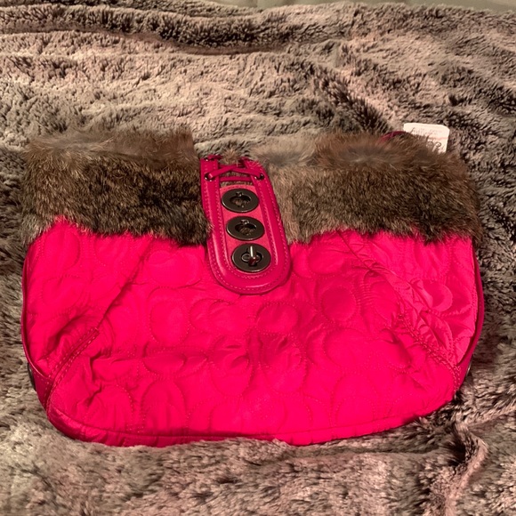 Coach | Bags | Rare Gorgeous Fur Coach Purse | Poshmark